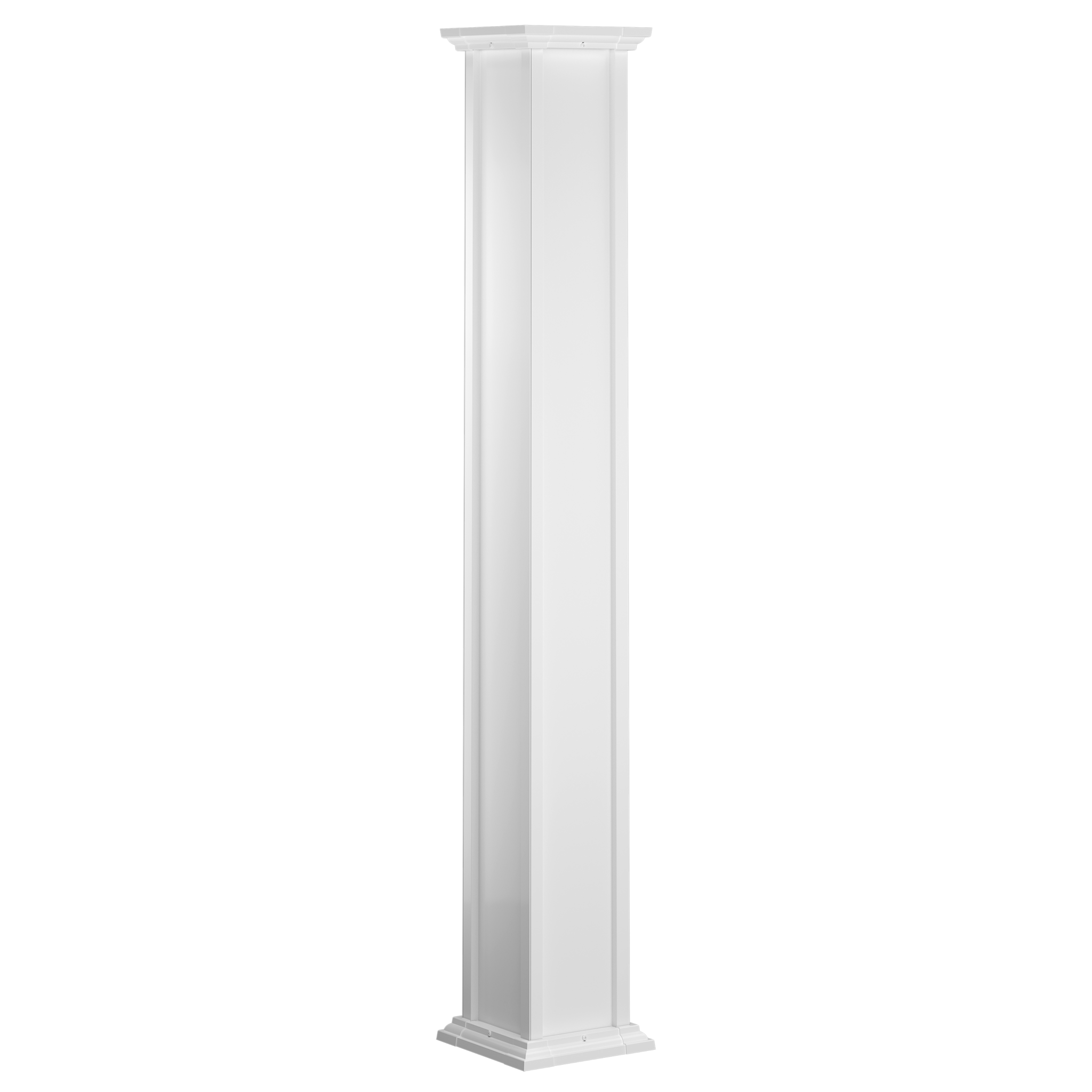 Recessed Square Column Post - White – Steers Distribution Ltd.