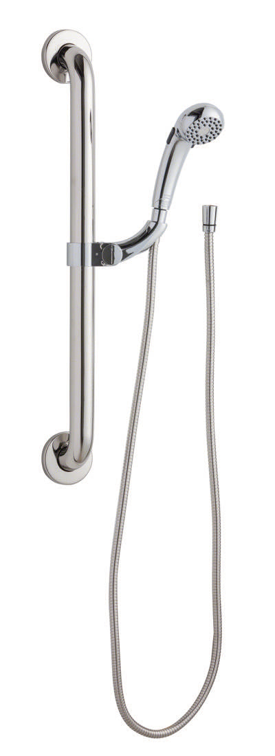 Commercial Hand Shower w/24" Grab Bar (ADA Compliant) – Steers ...